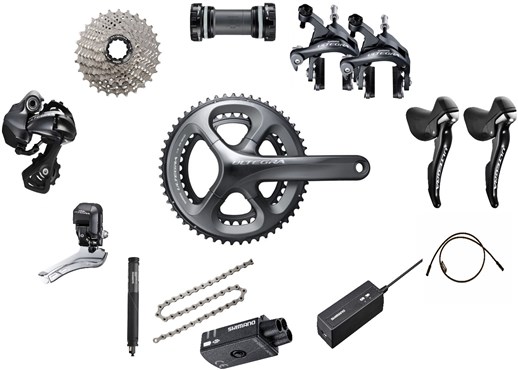 Buy Shimano Ultegra 6870 Di2 11 Speed Groupset at Tredz Bikes. £999.99 with free UK delivery